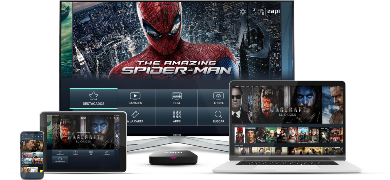 Zapi TV - Lleva Zapi contigo a cualquier parte y disfruta del mejor contenido